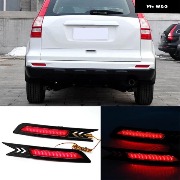 テールライト ホンダ CR-V CRV 2010 2011 リア バンパー リフレクター ライト レッド ランニングブレーキ ストップ ウィンカーライト フォグランプ カスタムパーツ アクセサリー 交換用部品Voltage:12 VSpec...