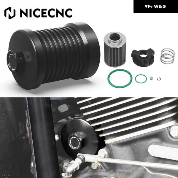 ハーレー ストリートグライド スペシャル FLHXS/FLHX 2017-23 再利用可能オイル フィルター キット CVO ロードグライド ストリートボブ FXBB ソフテイル スタンダード FXST カスタムパーツ アクセサリー 交換用...