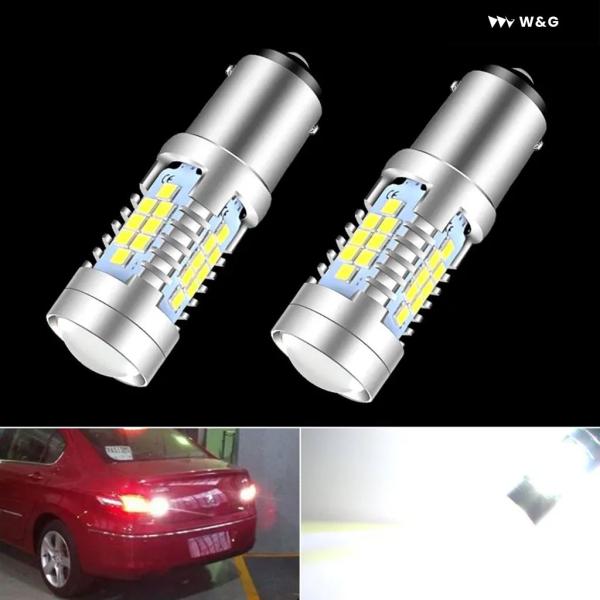 2個 LED リバースライト バルブ ランプ P21W BA15S CANバス プジョー 106 1007 206 207 2008 306 307 308 SW 406 407 607 806 807 508 5008用 カスタムパーツ ...