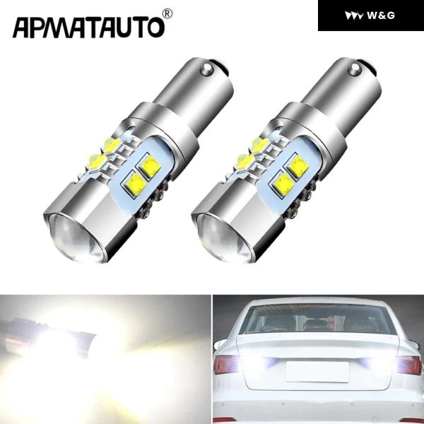 2個 CANBUS LED バックアップライト バルブ リバースランプ H6W BAX9S 64132 アウディ A3 8V 2013-18用 カスタムパーツ アクセサリー 交換用部品Hign-concerned Chemical:None...