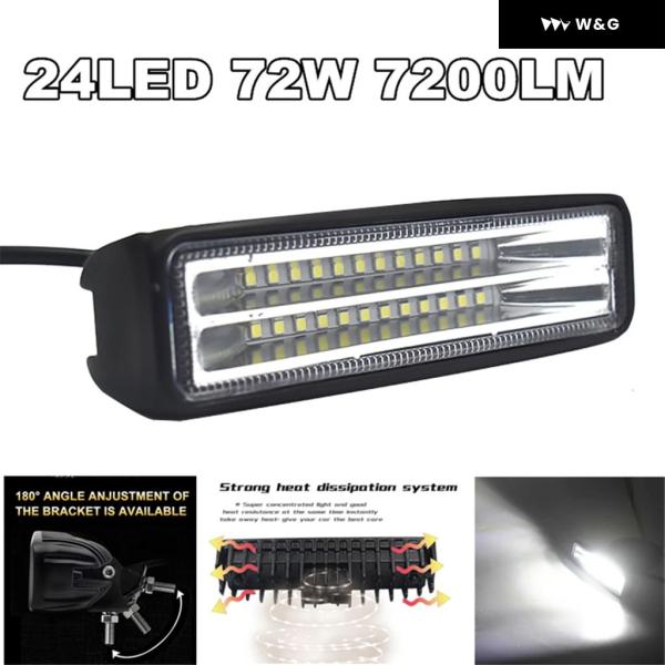 12V 72W スポットLEDオフロード作業灯ランプ ATV UTE 4WD SUV ボート トラック 運転用 カスタムパーツ アクセサリー 交換用部品Model Name:GZDSP-721Brand Name:FY-UUOrigin:M...