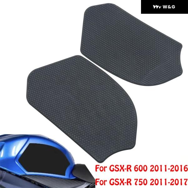 スズキ GSX-R 750 GSXR600 GSXR750 2011-2016 オートバイ バイク 滑り止め ステッカー タンクトラクション パッド サイドニー グリップ プロテクター カスタムパーツ アクセサリー 交換用部品Protect...