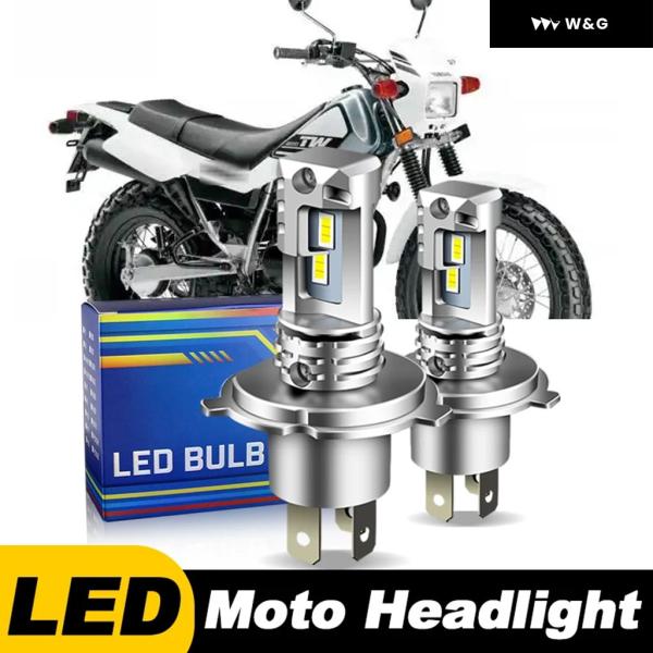 ヤマハ TW200 1987-2017 1個/2個 オートバイ バイク ヘッドライト 超高輝度 6000K 12000LM H4 HS1 LED ヘッドランプ ハイ/ロービーム 電球 CANBUS カスタムパーツ アクセサリー 交換用部品H...