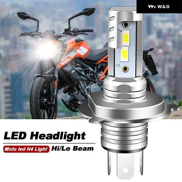 KTM DUKE 125 オートバイ バイク H4 H1S 9003 LED ヘッドライト HI/LO ビーム 電球 4800LM 6000K ホワイト CANBUS 1個 カスタムパーツ アクセサリー 交換用部品Hign-concerne...