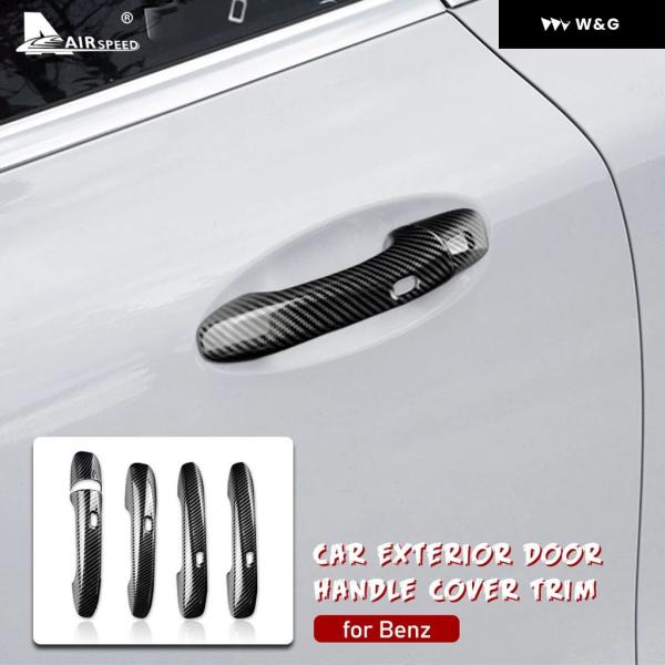 カーボン ABS メルセデス ベンツ A B C E GLC CLA GLE GLS GLB CLS クラス W177 W247 W205 W213 X253 C118 W167 X157 X247 C257 ドア カスタムパーツ アクセサ...