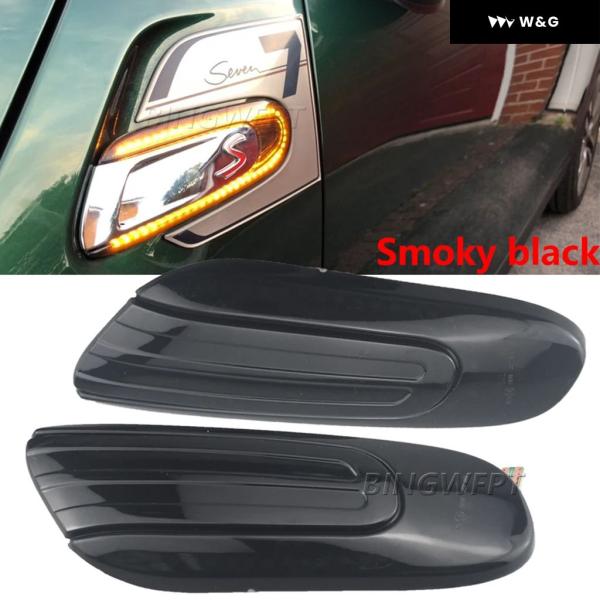 BMW MINI COOPER F55 F56 F57 2014-17 LEDダイナミックサイドマーカーウィンカー インジケーター リピーターライトシーケンシャルブリンカーランプ カスタムパーツ アクセサリー 交換用部品Hign-conce...