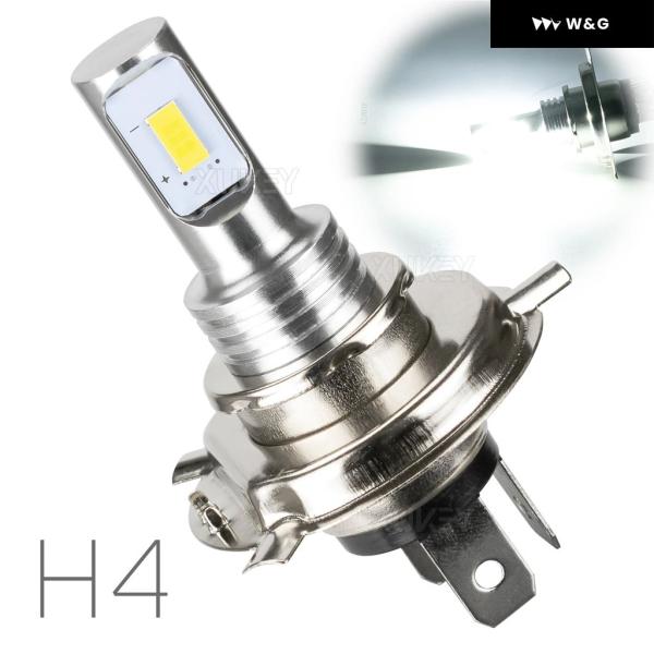 H4 LED オートバイ バイク ヘッドライト バルブ ハイ/ロービーム 2面 アップグレード 3570チップ 超高輝度 6000K ホワイト HB2 9003 HS1 オートバイ バイク ヘッドランプ カスタムパーツ アクセサリー 交換用...