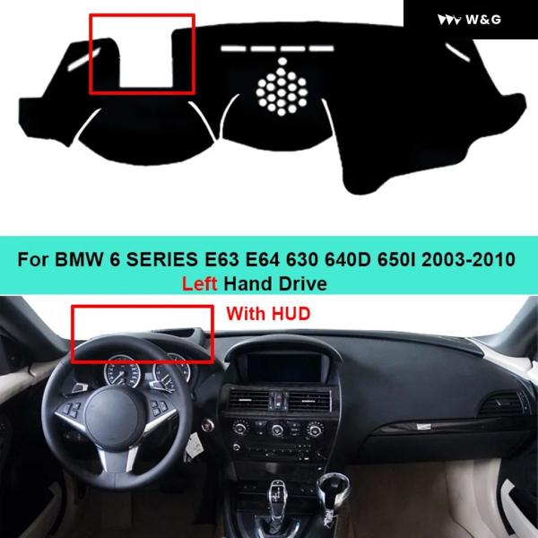 BMW 6シリーズ E63 E64 630 640D 650I 2003-07 - 10 車内 ダッシュボード カバー ダッシュマット カーペット クッション カスタムパーツ アクセサリー 交換用部品Hign-concerned Chemi...