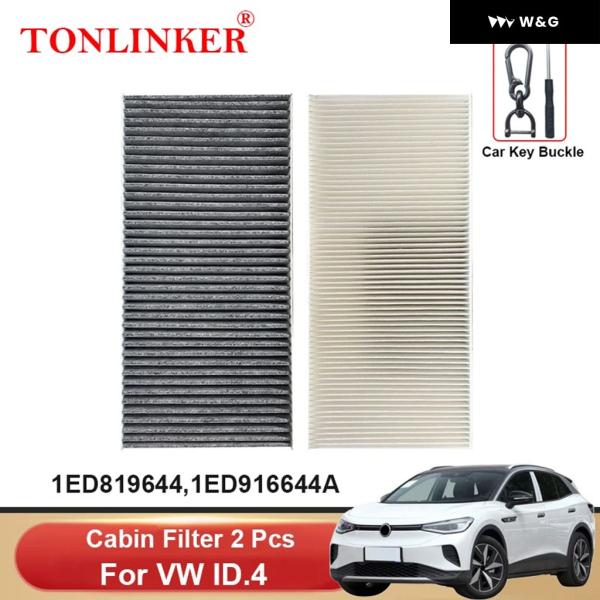 キャビン フィルター 1ED819644 1ED916644A VW フォルクスワーゲン ID4 ID.4X ID.4 CROZZ SUV 2020-23 カーアクセサリー グッズ カスタムパーツ アクセサリー 交換用部品Placement...