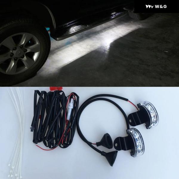 ドアステップライト サイドスカートランプ トヨタ ランドクルーザー ピックアップ LC70 LC71 LC76 LC77 LC79 アクセサリー カスタムパーツ アクセサリー 交換用部品For Vehicle Brands/Model:TO...