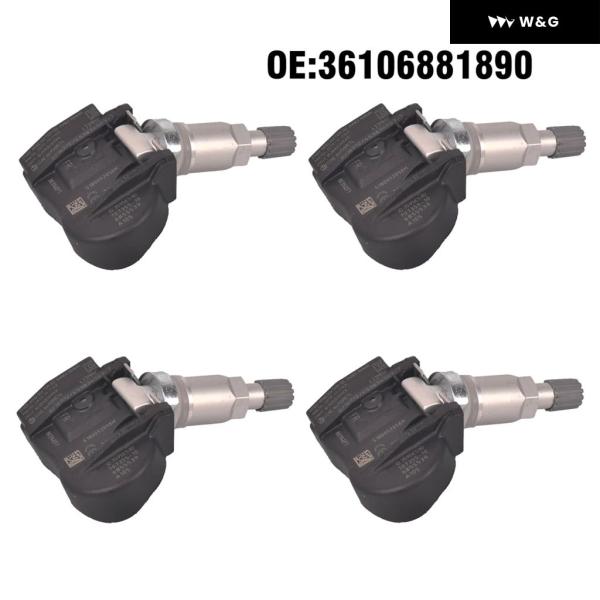 4PCS 車用 TPMS タイヤエア圧モニターセンサー システム 36106881890 BMW X5 F15 F85 X2 F39 X1 F48 X6 F16 F86 F20 F21 カスタムパーツ アクセサリー 交換用部品Hign-co...