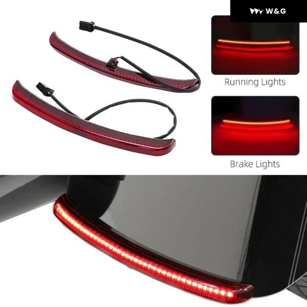 オートバイ バイク LEDフェンダー リアブレードブレーキ ランニングウィンカー ハーレー ツーリング ストリートグライド トライク FLHXXX トライグライド ウルトラ クラシックBattery Included:NoHign-conc...