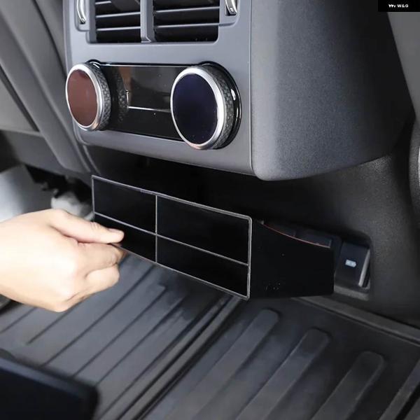 2021-2022 ランドローバー ディスカバリー 5 リア エアベント 収納 ボックス トレイ 車内パーツ ABS レイヤード 収納 散らかりとはおさらば カスタム パーツ アクセサリーHign-concerned Chemical:No...