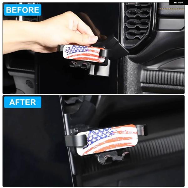 フォード レンジャー T9 2023+ 車用セントラル コントロール エア アウトレット 右側 携帯電話 ホルダー GPS ナビゲーション ホルダー 自動車アクセサリー カスタム パーツ アクセサリーHign-concerned Chemi...