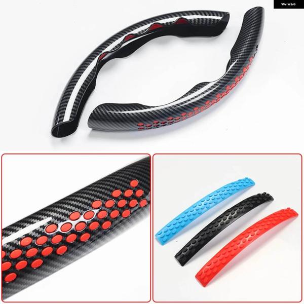 2003-2023 トヨタ ランドクルーザー プラド 120 150 カーボンパターン スタイル ステアリングホイール カバー LC120 LC150 インテリア アクセサリー カスタム パーツ アクセサリーHign-concerned C...