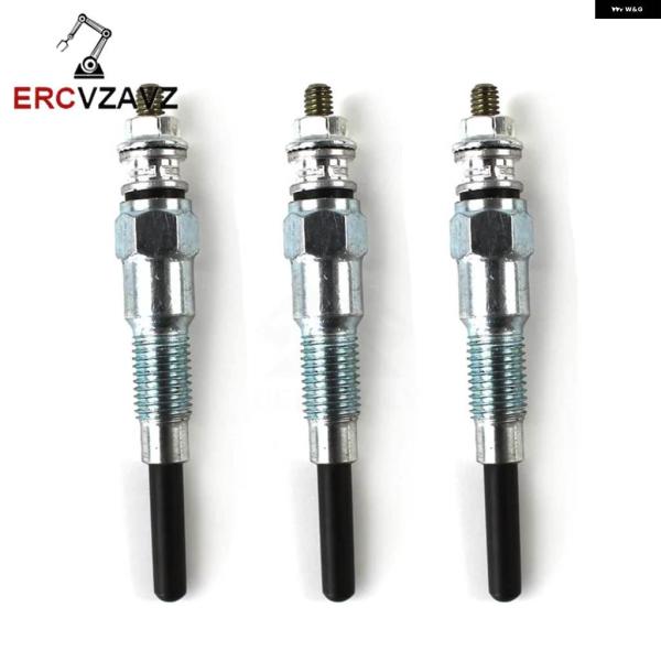 3PCS V1505 V1305 ディーゼル エンジン グロープラグセット 16851-65510 16851-65512 クボタ D722 D902 D905 D1005 D1105 カスタム パーツ アクセサリーHign-concern...