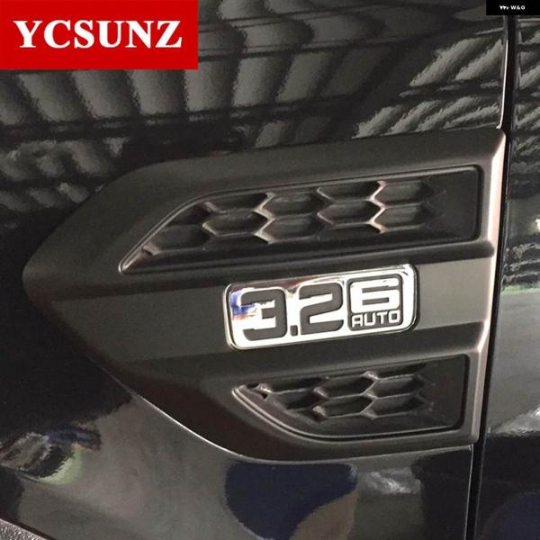 カーアクセサリー ABS ブラック サイドフェンダーガード FORD RANGER WILDTRAK EVEREST ENDEAVOUR 2016 -2019 カスタム パーツ アクセサリーSpecial Features:decorate...