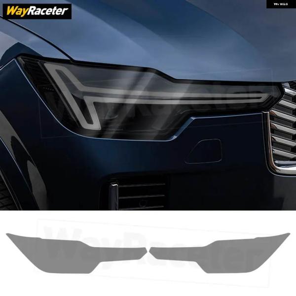 2枚セット 車 ヘッドライト フィルム クリアスモークブラック TPU ステッカー ボルボ XC90 2025 + アクセサリー カスタム パーツ アクセサリーHigh-concerned chemical:NoneCategory:sti...