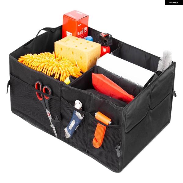 貨物 収納 ツール 大容量 自動車 トラック SUV トランク ボックス マルチコンパートメント カー トランク 収納 バッグ トランク 収納 オーガナイザー ボックス カスタム パーツ アクセサリーHigh-concerned chemi...