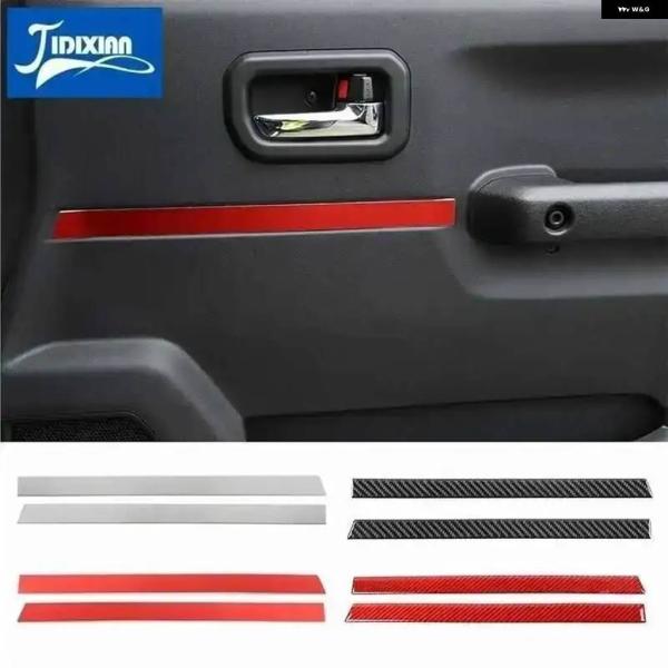 JIDIXIAN カーボン アルミ製 車ドア内 装飾 カバー スズキ ジムニー 2019-24年以降アクセサリー カスタム パーツ アクセサリーHigh-concerned chemical:NoneItem Weight:0kgItem ...