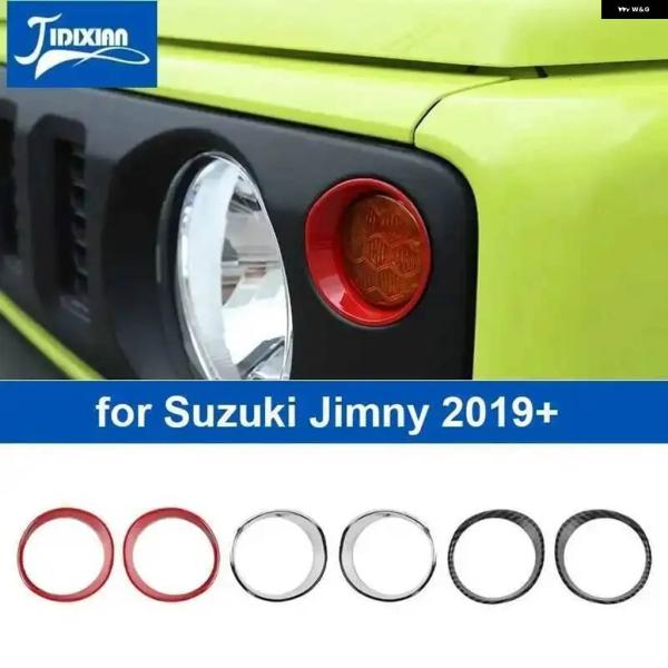 JIDIXIAN 車 外装 フロントウィンカーライトランプ 装飾 カバー スズキ ジムニー 2019-22 - 2025 カスタム パーツ アクセサリーHigh-concerned chemical:NoneSpecial Features...