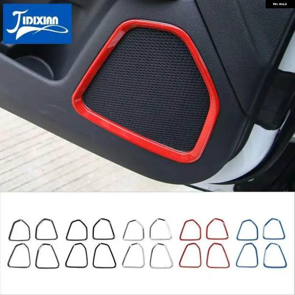 JIDIXIAN 車内ドア オーディオ サウンド スピーカー 装飾 カバー トリム ステッカー ジープ コンパス 2017-2022 カーアクセサリー カスタム パーツ アクセサリーHigh-concerned chemical:NoneI...