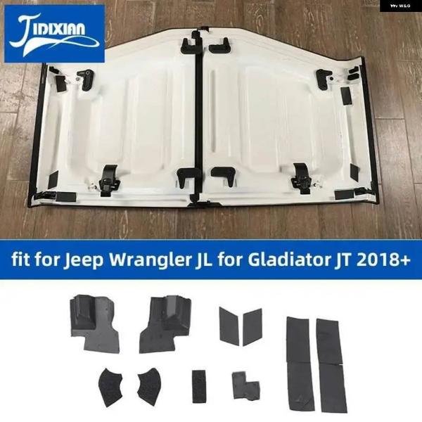 JIDIXIAN ジープ ラングラー JL グラディエーター JT 2018年以降車ルーフ漏れシーリングリペアハードトップブロッカーシールキット アクセサリー カスタム パーツ アクセサリーHigh-concerned chemical:N...