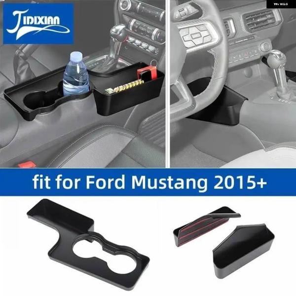 JIDIXIAN フォード マスタング 2015-22 - 2025 車内 ギア シフト 収納 ボックス カスタム パーツ アクセサリーHigh-concerned chemical:NoneType:Seat Crevice Storag...