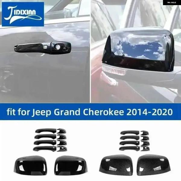 車バックミラー ドアハンドル デコレーションシェルカバー ジープ グランド チェロキー 2011-20 カスタム パーツ アクセサリーHigh-concerned chemical:NoneSpecial Features:Decorati...