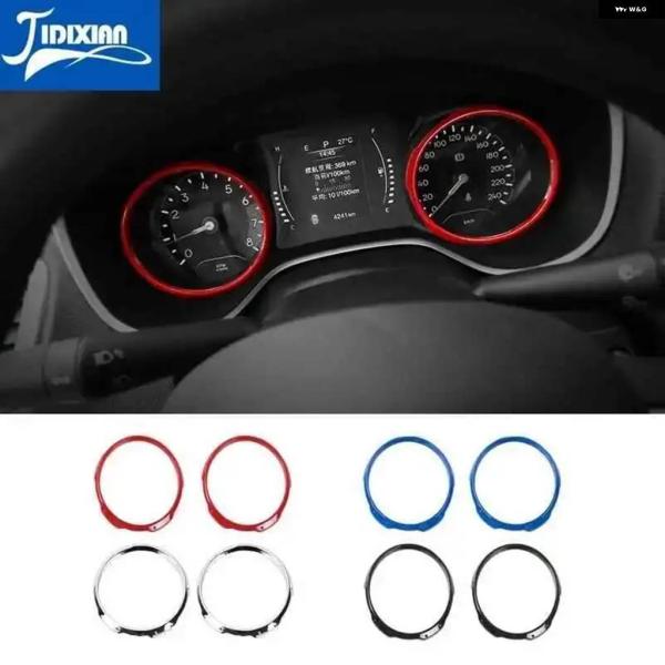 JIDIXIAN 車内 ダッシュボード 計器 パネル 装飾 リングカバー ジープ コンパス 2017-2020 カーアクセサリー カスタム パーツ アクセサリーHigh-concerned chemical:NoneItem Weight:...
