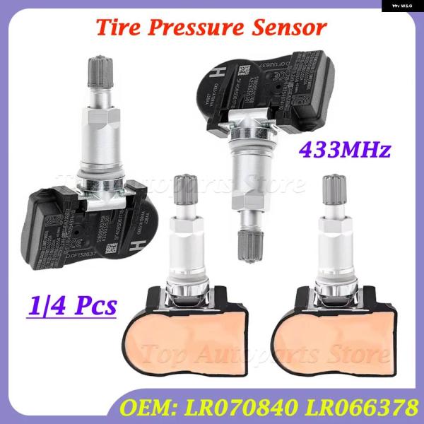 4個タイヤ エア圧 センサーTPMS LR070840 LR066378 433MHZ ランドローバー ディフェンダー ディスカバリー レンジローバー レンジローバー イヴォーク カスタム パーツ アクセサリーHigh-concerned ...