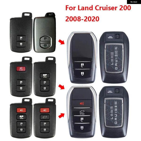 OEM 車キーケース キーシェル ホルダー トヨタ ランドクルーザー 200 FJ200 2008 2010-13 2015 2016 2017 2019 2020 カスタム パーツ アクセサリーItem Width:55inchItem ...