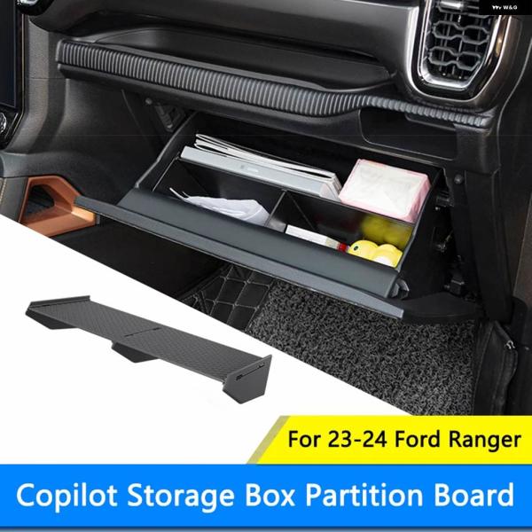 カーセンター グローブ ボックス 仕切り 収納 ボックス COPILOT 助手席側 仕切り 収納 整理 トリム フォード レンジャー 2023-2024 カスタム パーツ アクセサリーHigh-concerned chemical:None...