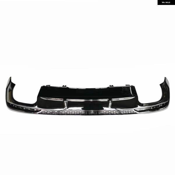 リア バンパー ディフューザー リップグロス ブラック テールブートスプリッター スポイラー ガードプレート アウディ A4 SLINE S4 RS4 B10 2020-2022 スポーツモデル カスタム パーツ アクセサリーHigh-co...