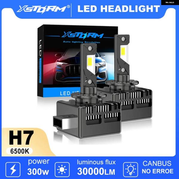 D5S LED ヘッドライト バルブ D1S D2S D3S D4S LEDライト CANバス 300W 12V 30000LM ヘッドライト 車 6500K 4575 CSP オートランプ カスタム パーツ アクセサリーHigh-conc...