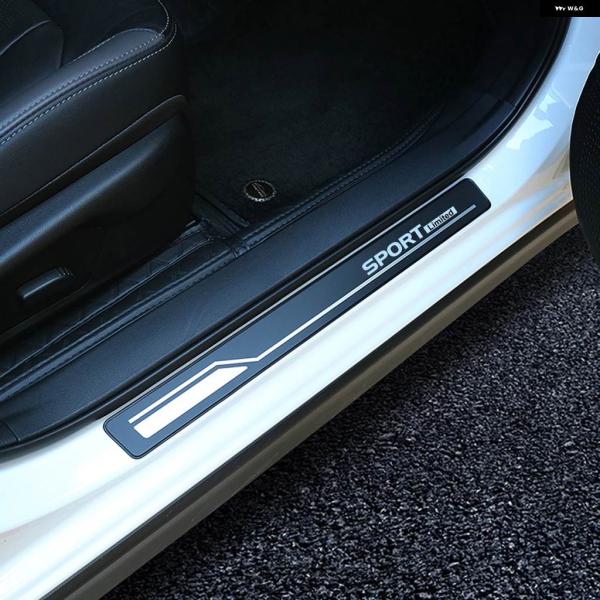 スバル クロストレック 2024 2025 WRX 2022 2023 2024 レヴォーグ 2020-2024 車 アウター ドア スカッフプレート トリム スレッショルドガードカバー カスタム パーツ アクセサリーHigh-concer...