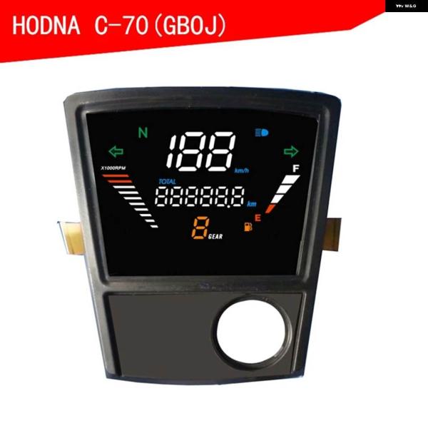 ホンダ スーパーカブ C70 C90 C700 C800 C900 C70 GBO J LED デジタルメーター RPM アセンブリ スピード メーター オドメーター カスタム パーツ アクセサリーHigh-concerned chemic...