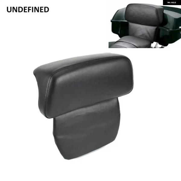 ブラック バイク シート バックレスト トランク レイザーチョップド ツアーパック バックレスト パッド ハーレー ツーリング トライグライド FLHR FLTR 2014-2019 2018 カスタム パーツ アクセサリーHigh-con...