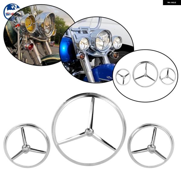 4-1/2インチ スポットランプ フォグライト トリム ブレット スタイル 7インチ ヘッドランプ フロント ハーレー ツーリング ロードキング FLHR エレクトラ グライド FLHT カスタム パーツ アクセサリーHigh-concer...