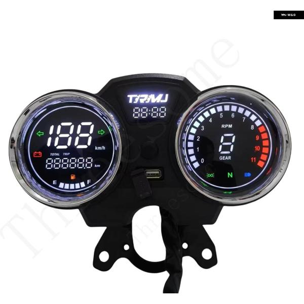 パネル フリーダムFIRE125デジタルメーター オートバイ スピード メーター アセンブリ FIRE150 FIRE 200 SPID150 カスタム パーツ アクセサリーHigh-concerned chemical:NoneOrigi...