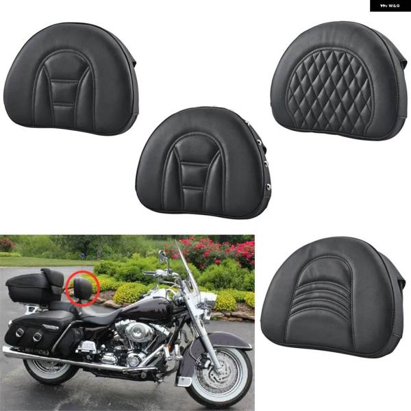 オートバイ ドライバーライダーバックレスト クッション パッド ハーレー ダビッドソン ロードキング ファットボーイヘリテージ ソフテイル ロードエレクトラグライド 2007-2017 カスタム パーツ アクセサリーHigh-concern...