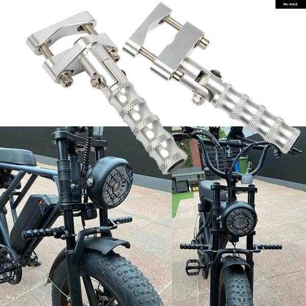 22MM-28MM バー 折りたたみ 式 フットレスト ハーレー パンアメリカ 1250 スペシャル フットペグ ロイヤルエンフィールド ヒマラヤン CSC RX4 アドバンス カスタム パーツ アクセサリーHigh-concerned c...