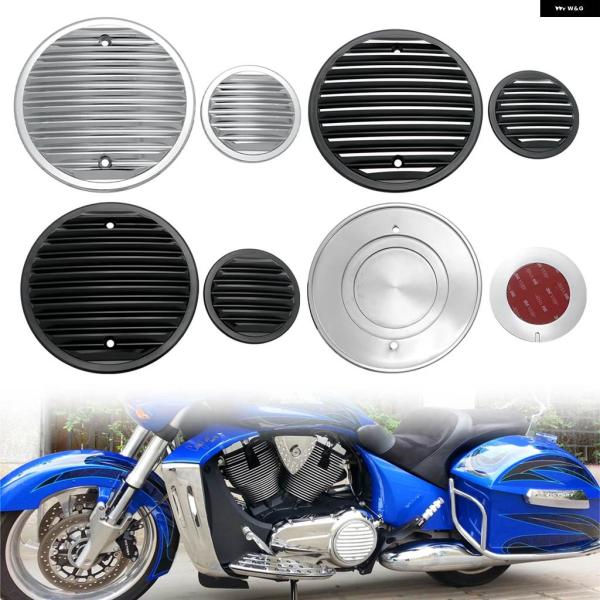 03-17 オートバイ 4色 エンジン ステーターカバー プロテクター 全VICTORYモデル 2003-2017 FREEDOM Vツイン エンジン 搭載 カスタム パーツ アクセサリーProtective parts:Frame Pro...