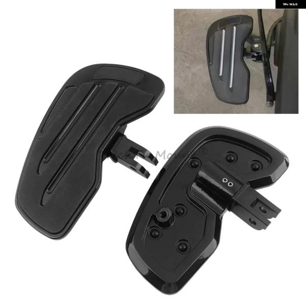 ライダー フットボード ワイド フットレスト フロント フットレスト ドライバーフロアボード ハーレー ソフテイル ブレイクアウト ファットボブ 114 117 ローライダー バイク カスタム パーツ アクセサリーHigh-concerne...