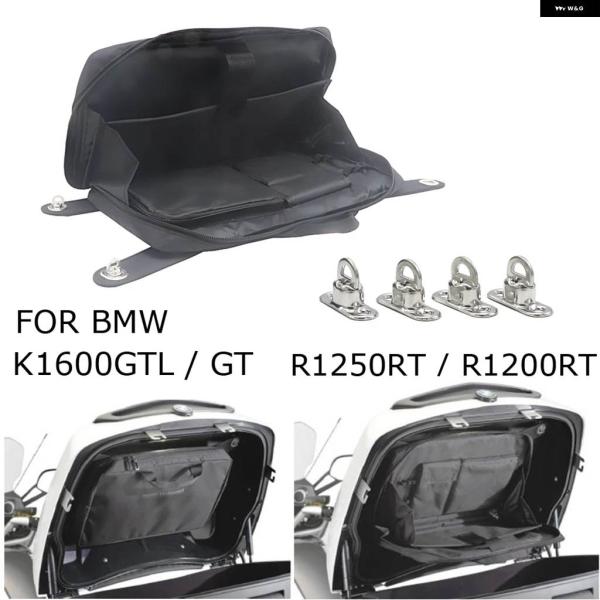 ブラック ツアーパック バイク オーガナイザー リッド ストレージバッグ BMW K1600GT K1600GTL R1250RT R1200RT LC 2021 2019 2018 カスタム パーツ アクセサリーProtective pa...