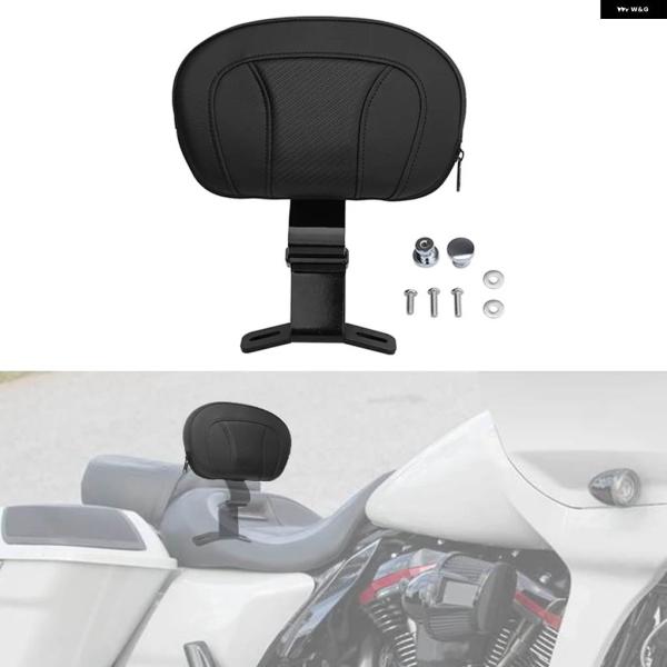 オートバイ フロントドライバー ライダーバックレスト パッド マウント ハーレー ツーリングストリートグライド エレクトラグライド ロードキング スペシャル 2009-2022 カスタム パーツ アクセサリーProtective parts...