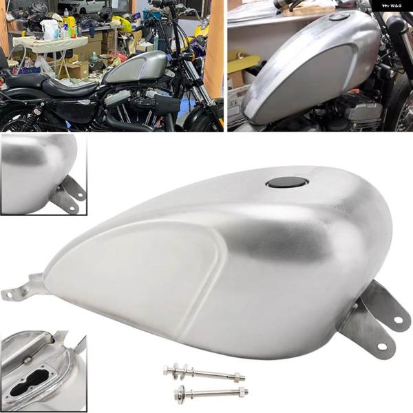 ハーレー スポーツスター 1200 モデル 2007年以降 12.5L 3.3ガロン オートバイ 未塗装 レトロ 大容量 ガソリン 燃料タンク カスタム パーツ アクセサリーHigh-concerned chemical:NoneModel...