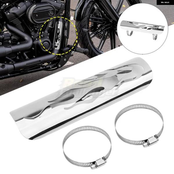 オートバイ フレーム マフラー パイプ ヒートシールド 断熱材 ストレートカバー ハーレー チョッパー クルーザー カワサキ 汎用 カスタム パーツ アクセサリーMotobike Make:UniversalItem Diameter:0i...