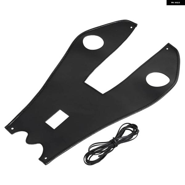 ブラック PUレザー タンク パッド パネル ビブブラカバー ハーレー ロードキング クラシック FLHR カスタム パーツ アクセサリーHigh-concerned chemical:NoneModel Name:Road KingOri...