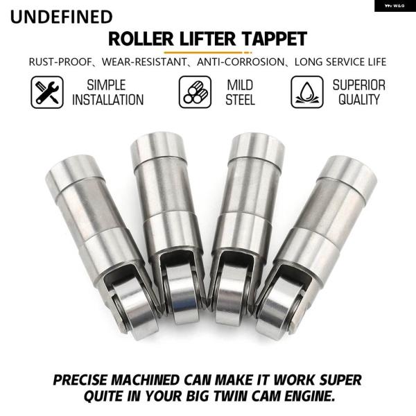オートバイ ローラーリフタータペット ハーレー ダイナ ソフテイル ファットボーイ ツーリング ロードキング エレクトラ グライド EVO 1340CC 1984-1999 18523-86B カスタム パーツ アクセサリーHigh-con...
